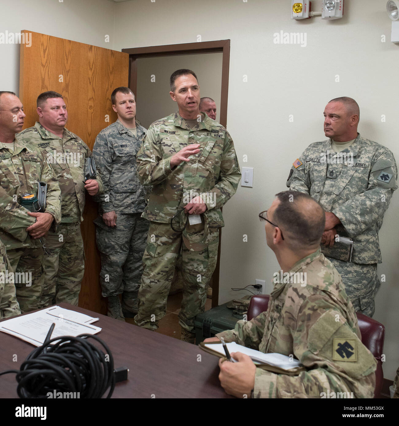 Interim Adjutant General for Oklahoma, Brig. Gen. Louis Wilham speaks ...