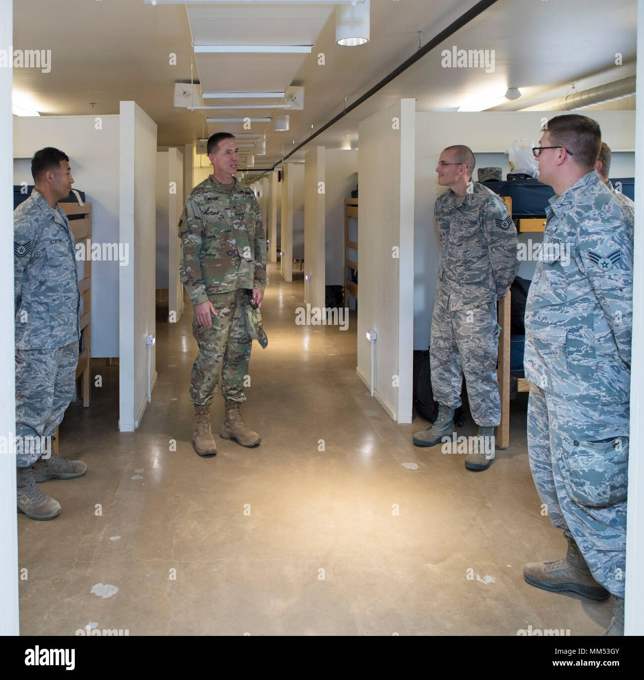 Interim Adjutant General, Brig. Gen. Louis Wilham speaks with Airmen ...