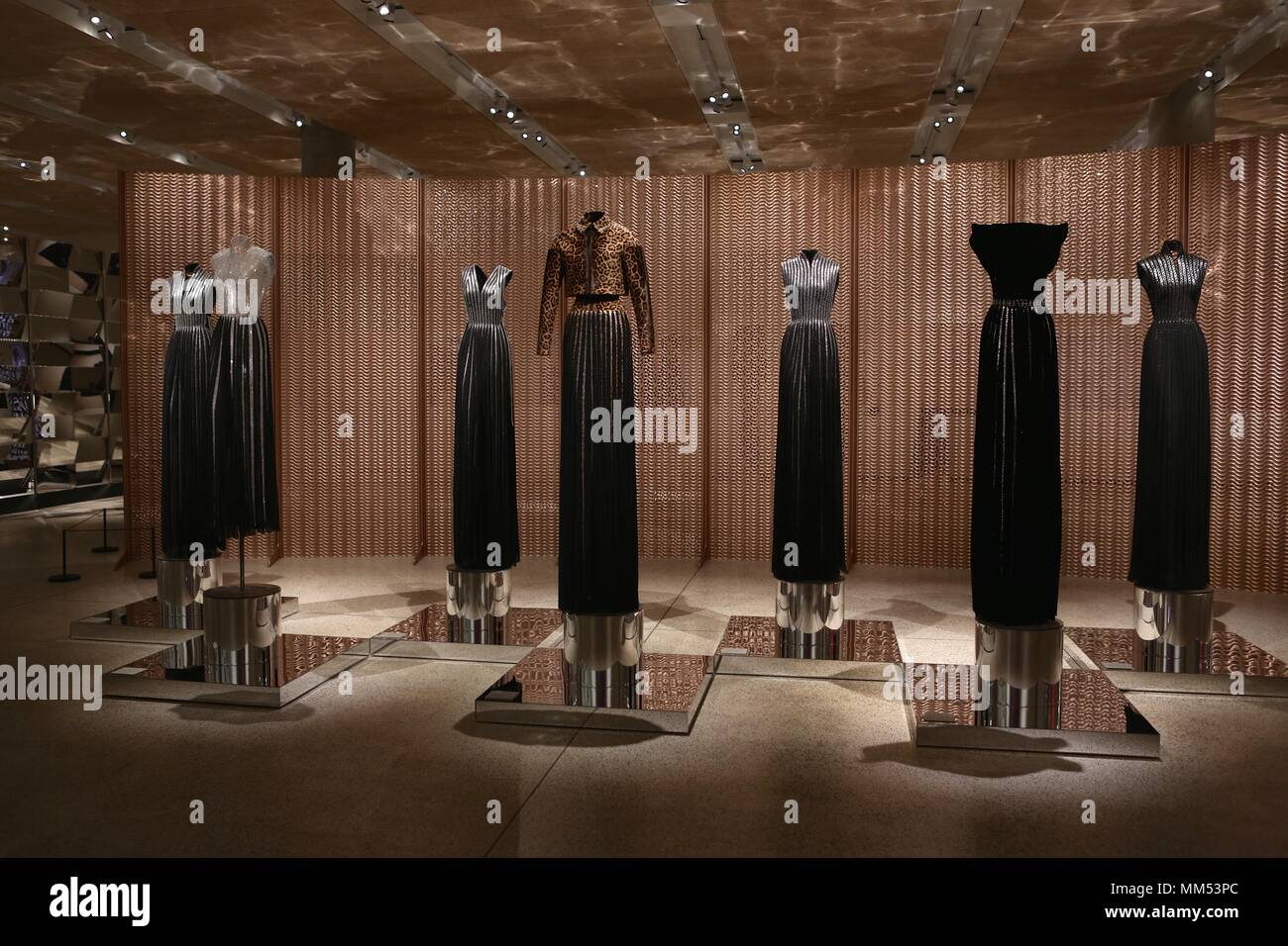 Azzedine Alaia The Couturier ,The design museum ,london ,England Stock ...