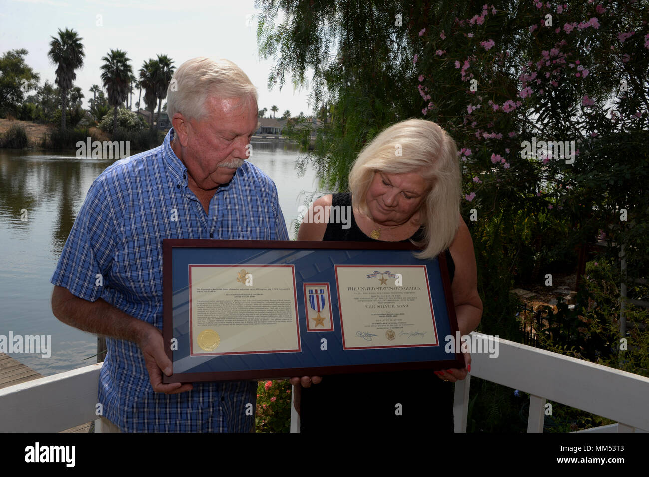 Bruce Hallberg and Anne Hallberg, the siblings of Sgt. 1st Class Roger ...