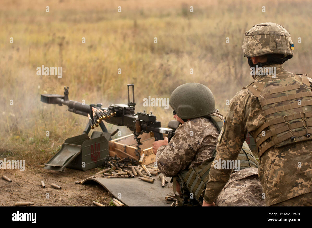 Soldiers with the Ukrainian army’s 1st Battalion, 95th Separate ...