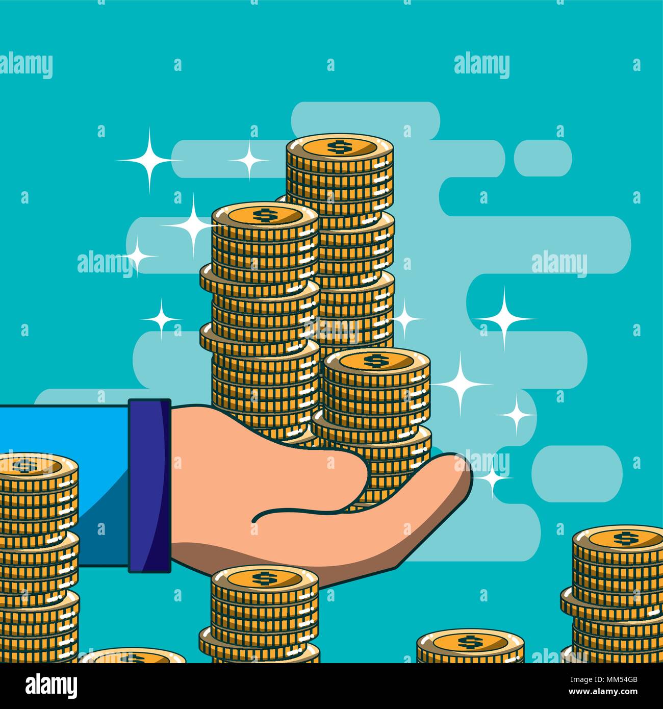 Money and investment cartoons Stock Vector Image & Art - Alamy