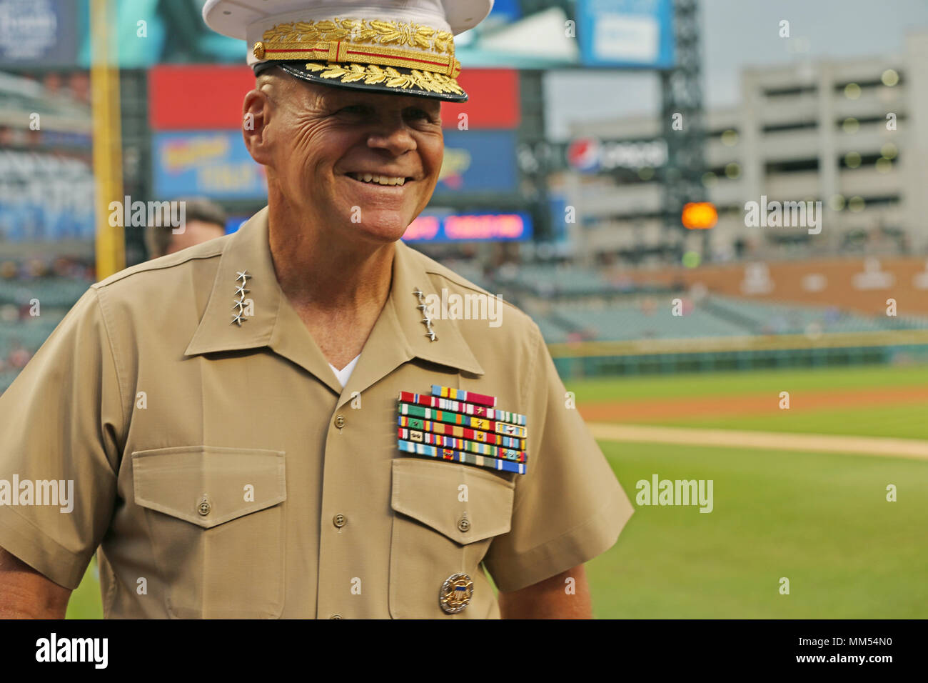 U.S. Marine Gen. Robert B. Neller, Commandant of the Marine Corps ...