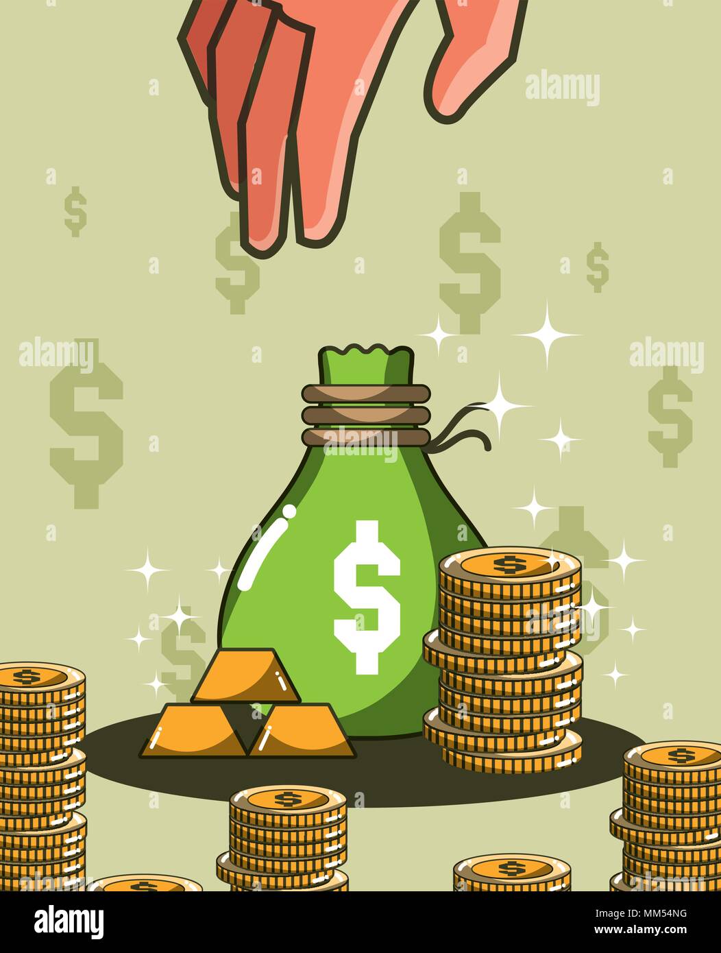 Money and investment cartoons Stock Vector Image & Art - Alamy