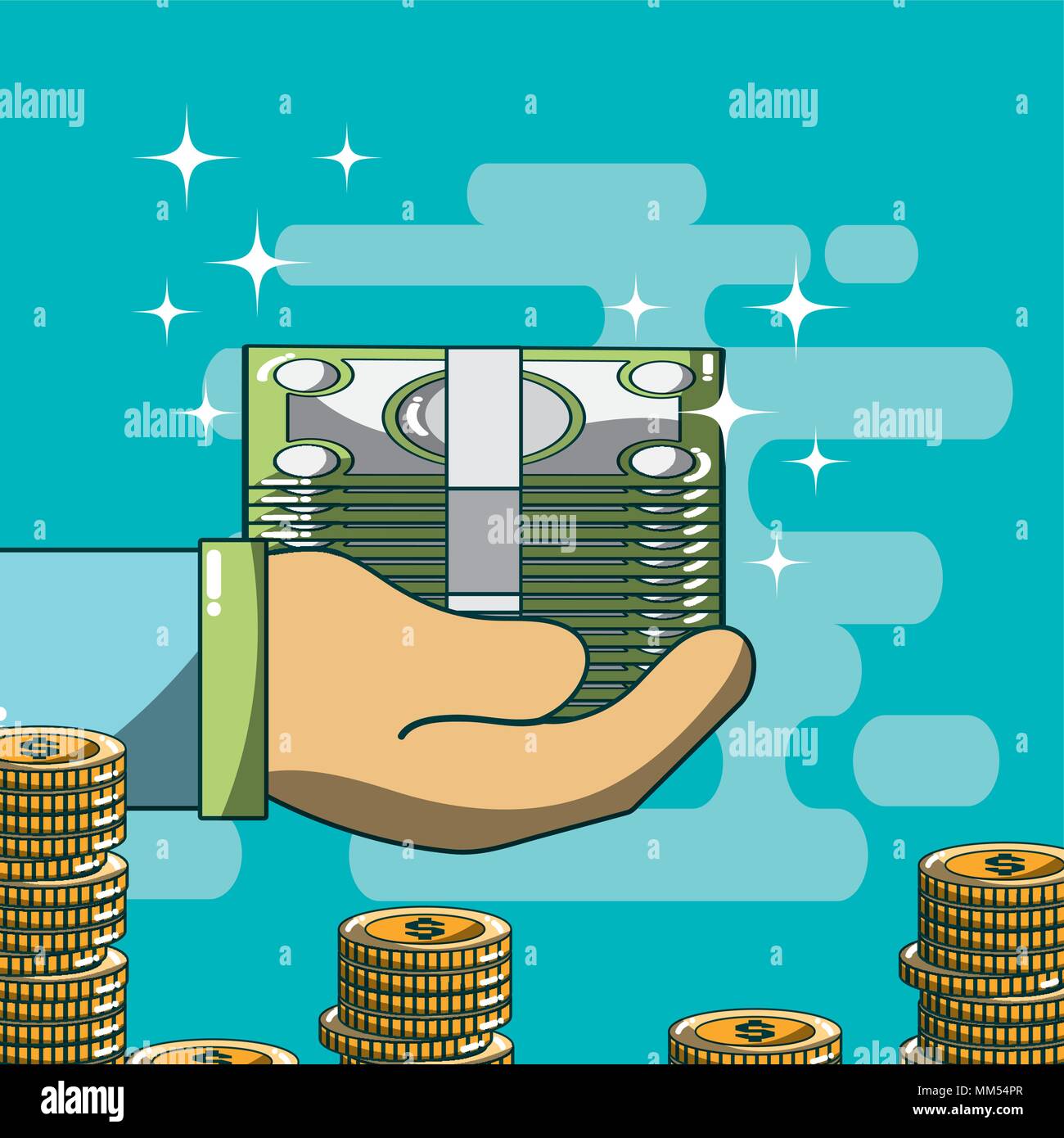 Money and investment cartoons Stock Vector Image & Art - Alamy