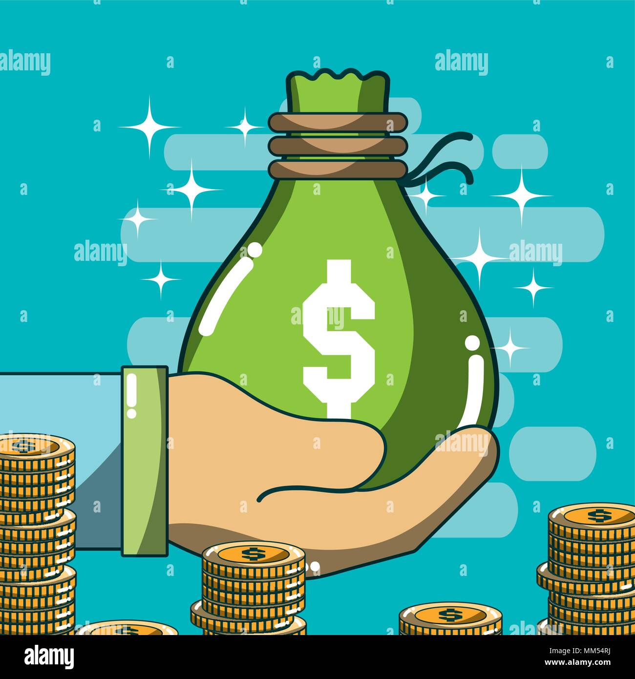Money and investment cartoons Stock Vector Image & Art - Alamy