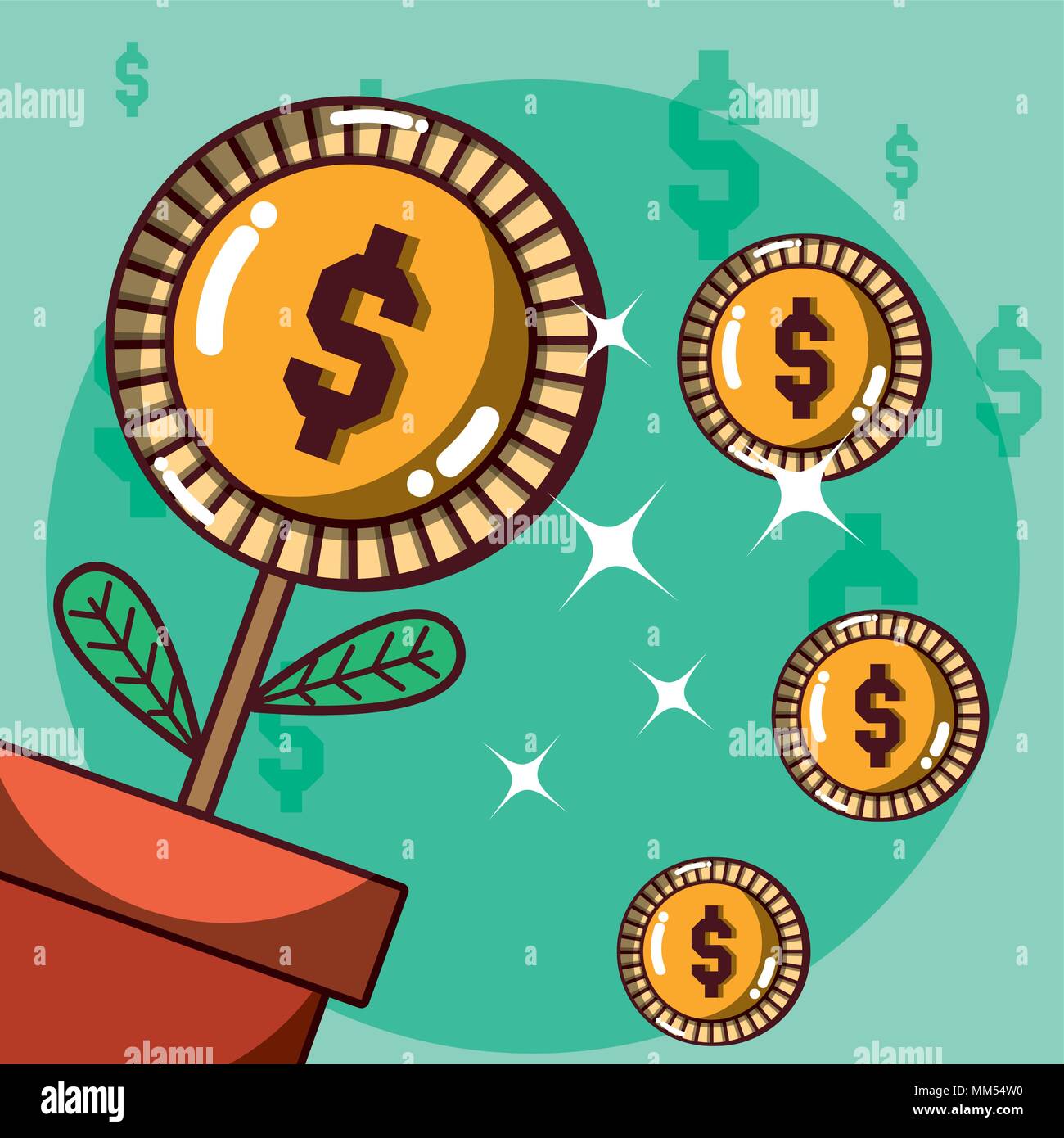 Money and investment cartoons Stock Vector Image & Art - Alamy