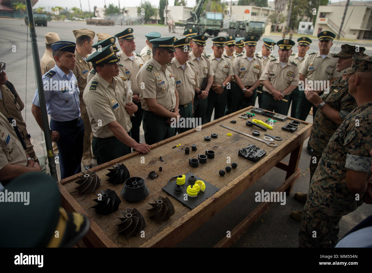 U.S. Marine Corps Col. Jaime Collazo, the commanding officer of Combat ...