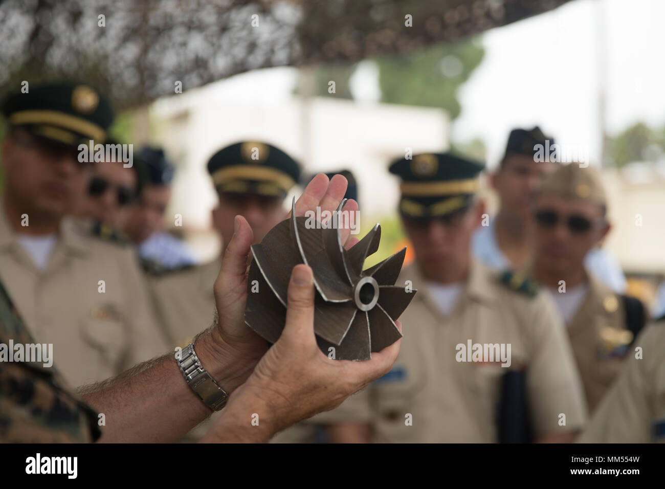 U.S. Marine Corps Col. Jaime Collazo, the commanding officer of Combat ...