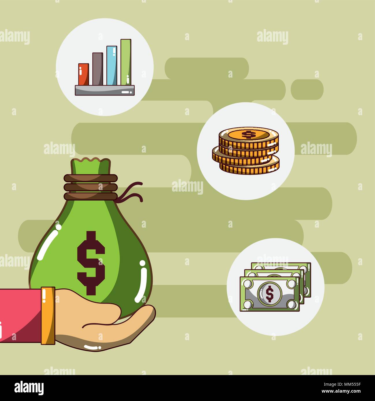 Money and investment cartoons Stock Vector Image & Art - Alamy