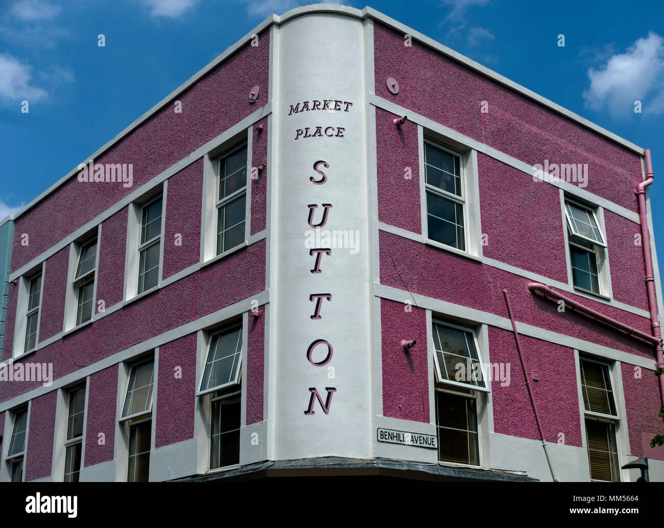 Sutton Market Place Stock Photo - Alamy