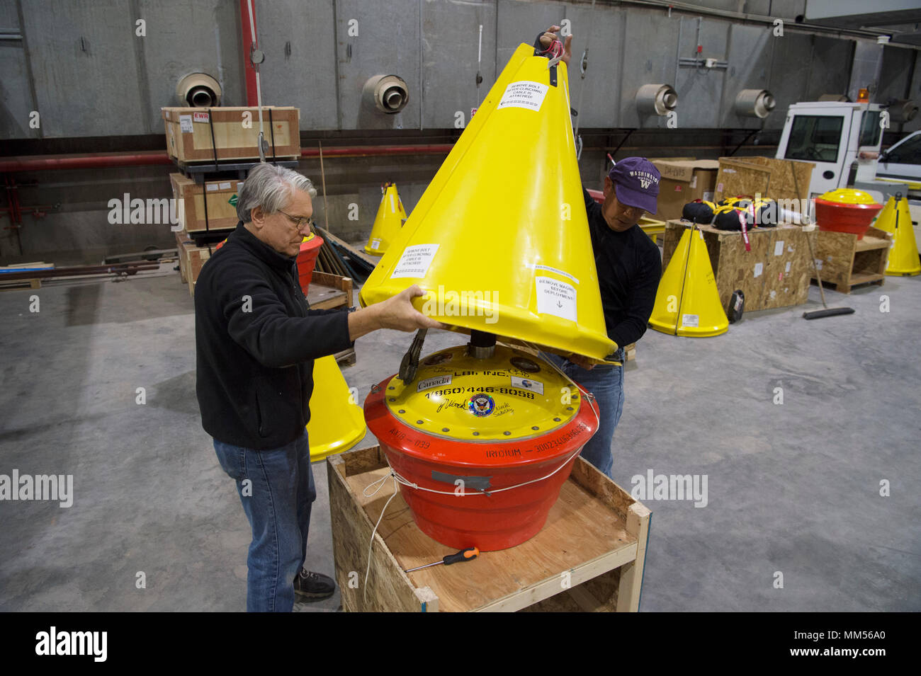170904-N-PO203-199 GREENLAND (Sep. 4, 2017) Peter Legnos, left ...