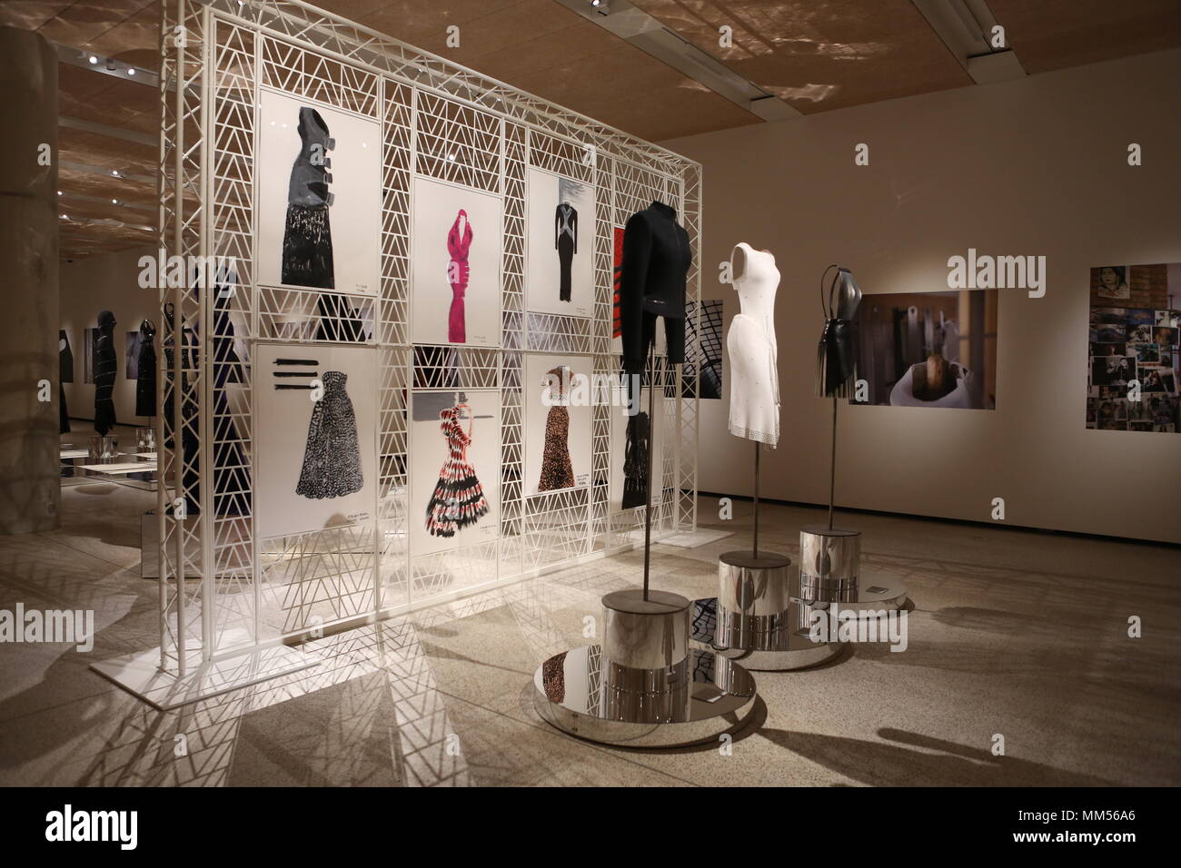 Azzedine Alaia The Couturier ,The design museum ,london ,England Stock ...
