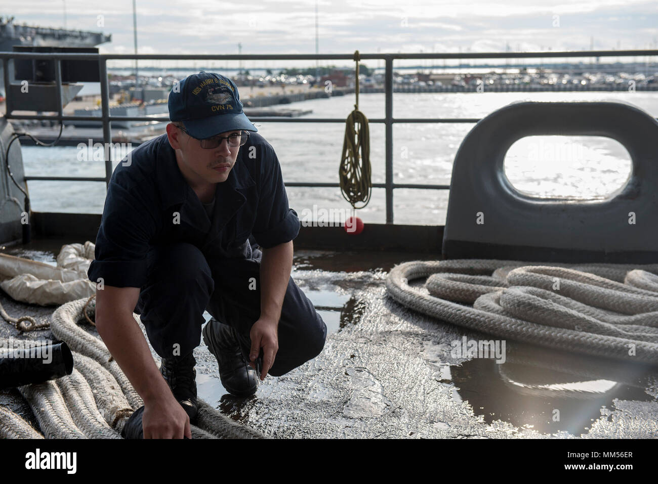 170906-N-SM112-008 NORFOLK, Va. (Sept. 6, 2017) Boatswain's Mate Seaman ...