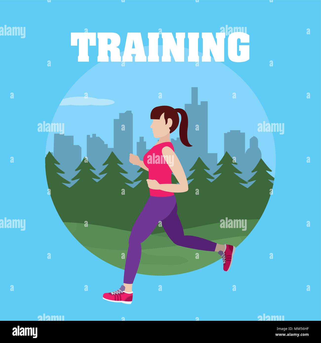 Runing Stock Vector Images - Alamy