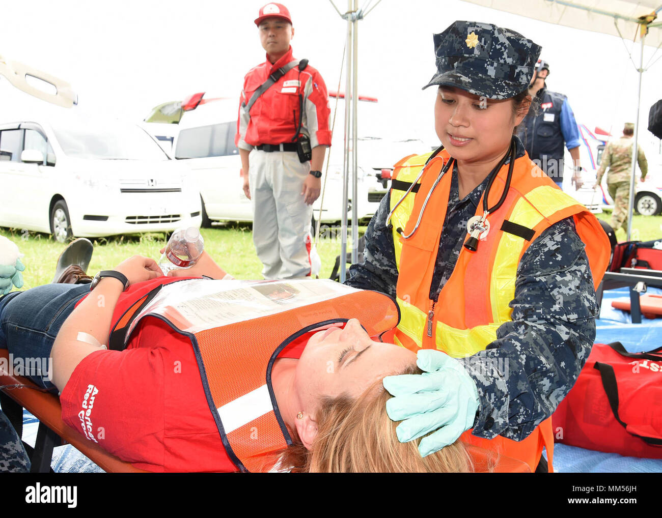 ODAWARA, Japan (Sept. 1, 2017) Lt. Cmdr. Karen Ganacias, a member of ...