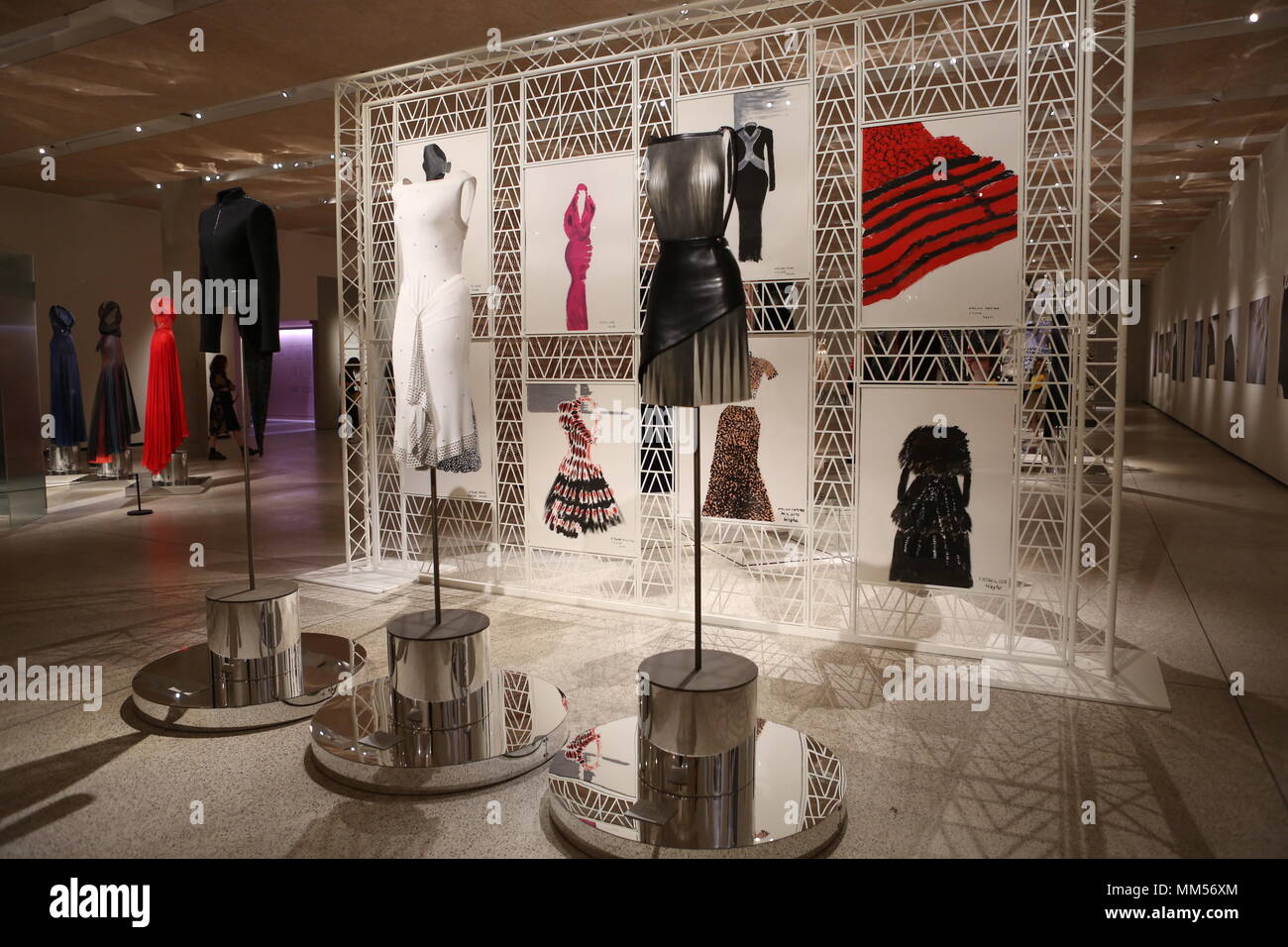 Azzedine Alaia The Couturier ,The design museum ,london ,England Stock ...