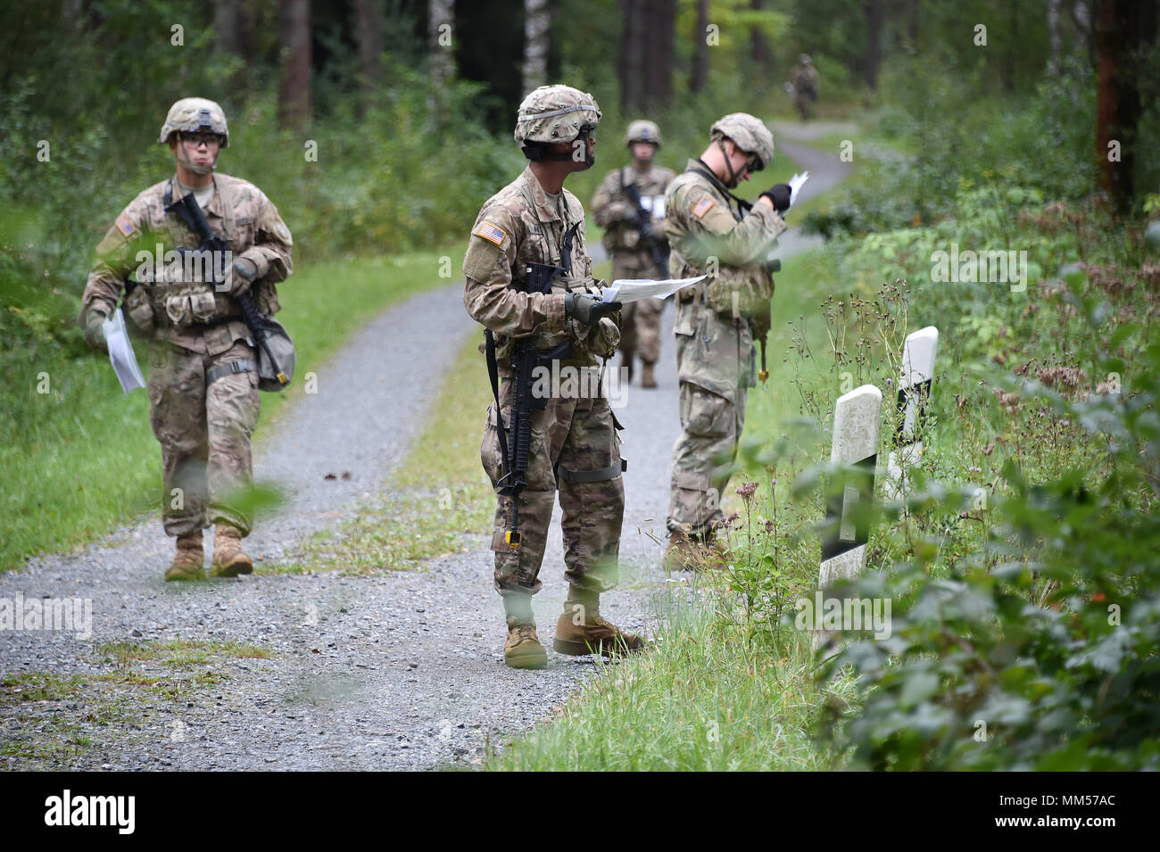 U.S. Soldiers with the 2nd Cavalry Regiment (2nd CR) and the 3rd ...