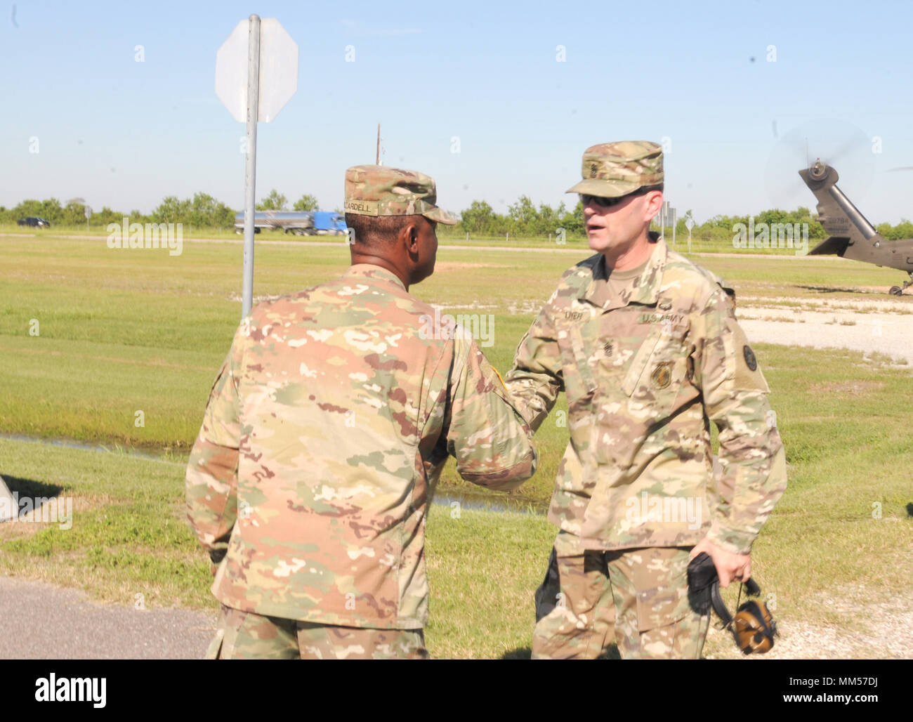Command Sgt. Maj. Murphy McCardell, Joint Task Force 56 command ...