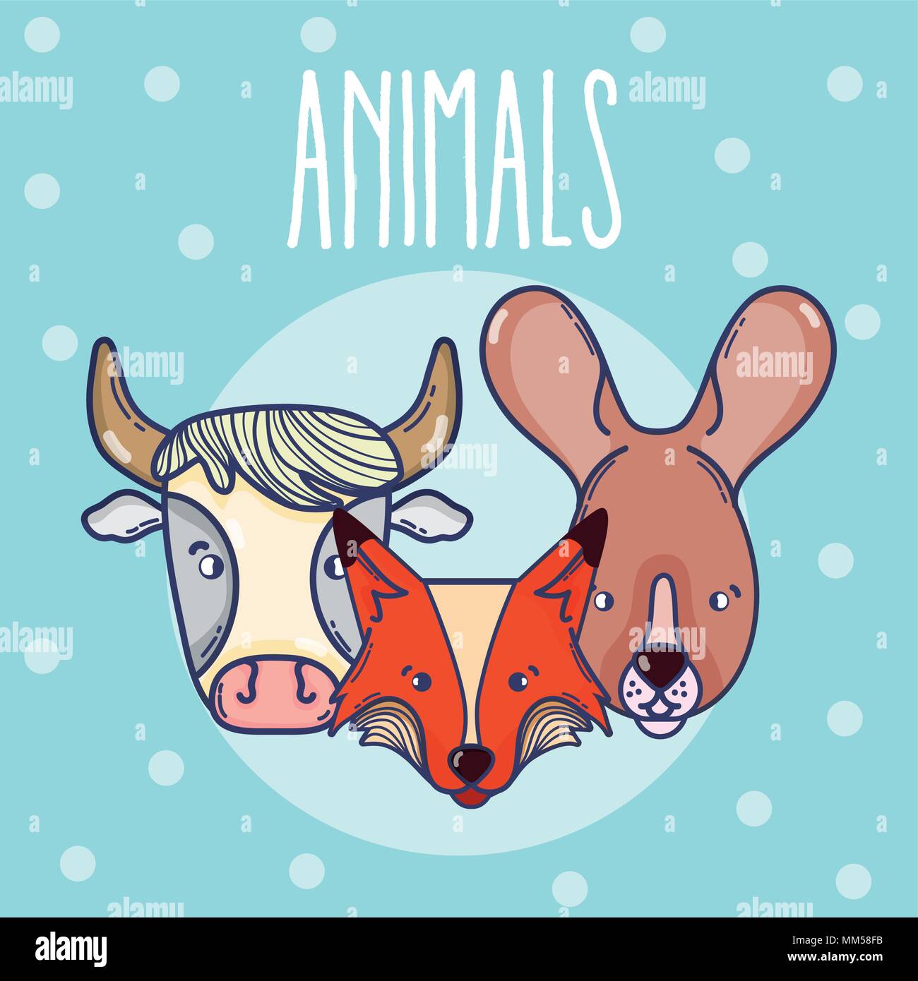 Wild animals cartoons Stock Vector Image & Art - Alamy