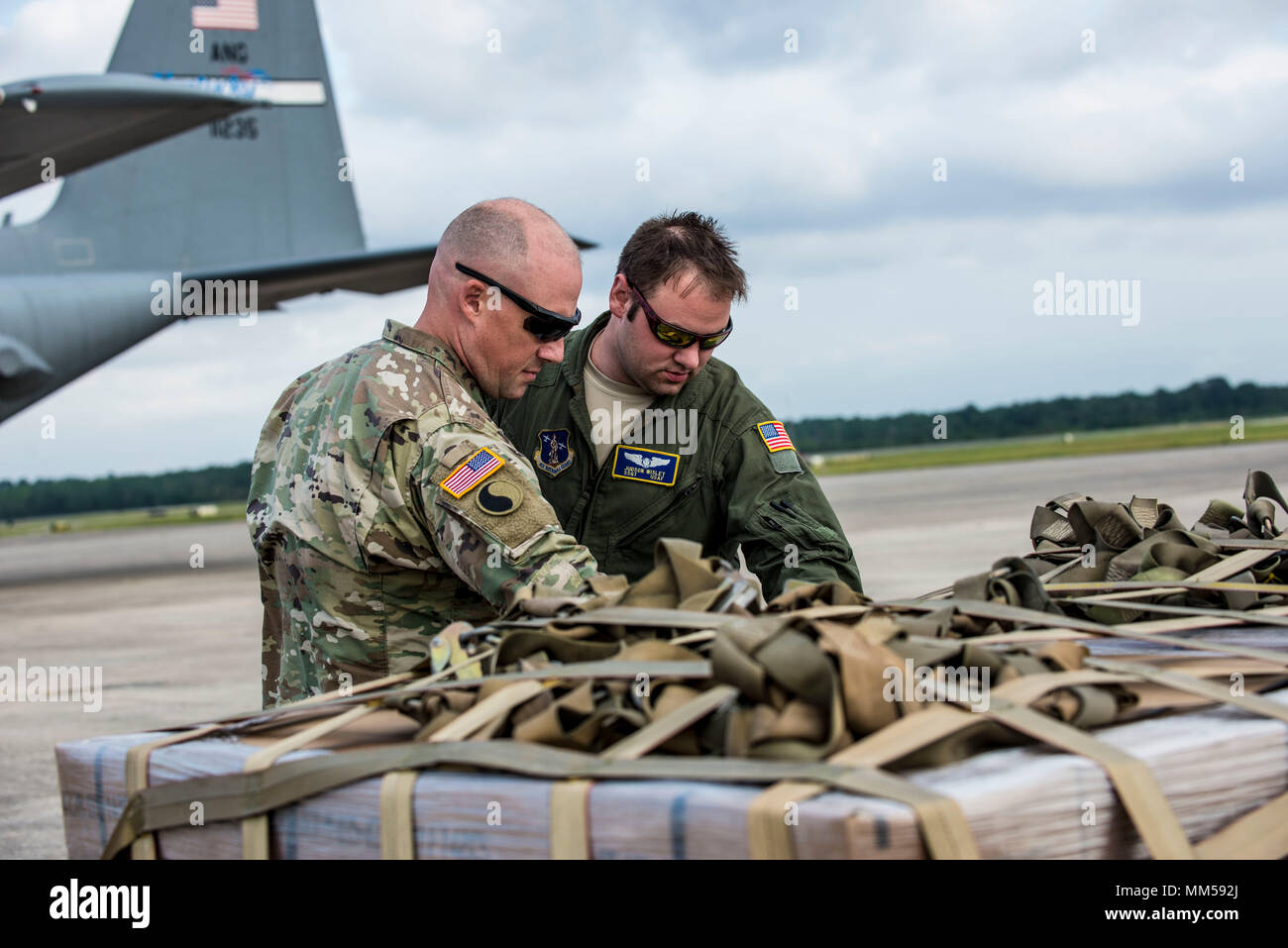 U.S. Army Capt. David Deitz, 1st Battalion, 111th Aviation Regiment S-4 ...