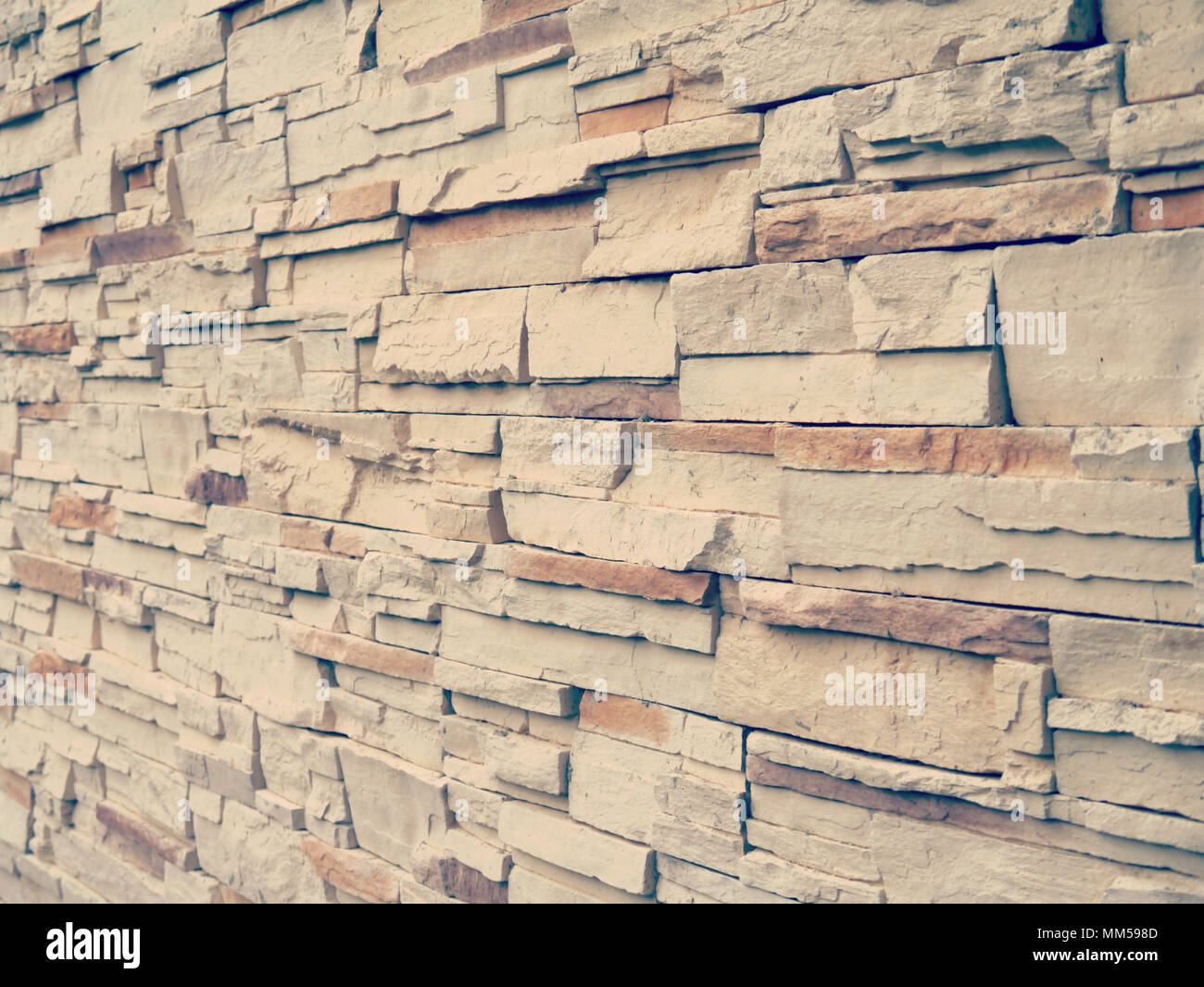 stone wall old retro vintage style Stock Photo - Alamy