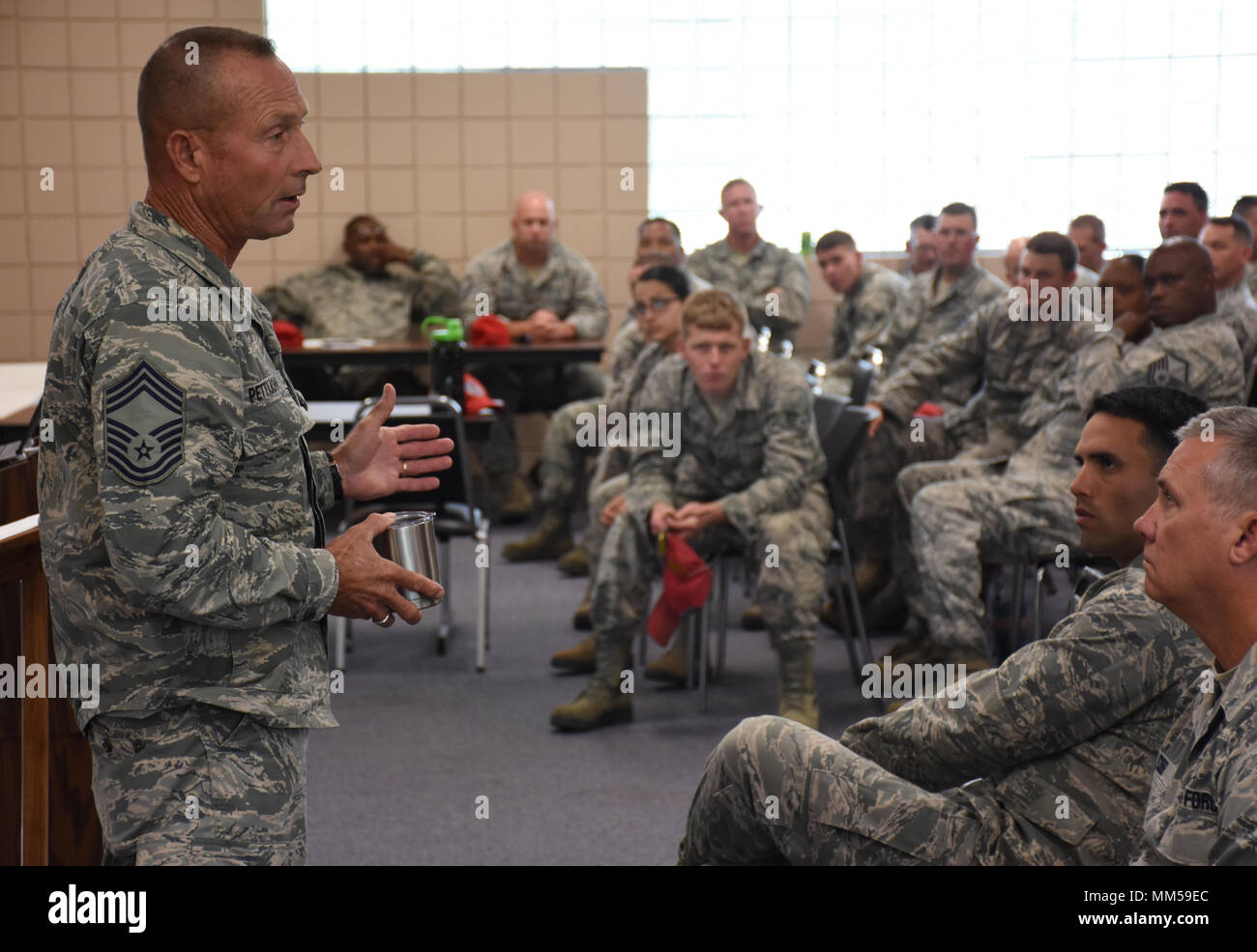 Chief Master Sgt. Donald Pettyjohn, 202nd REDHORSE operations chief ...