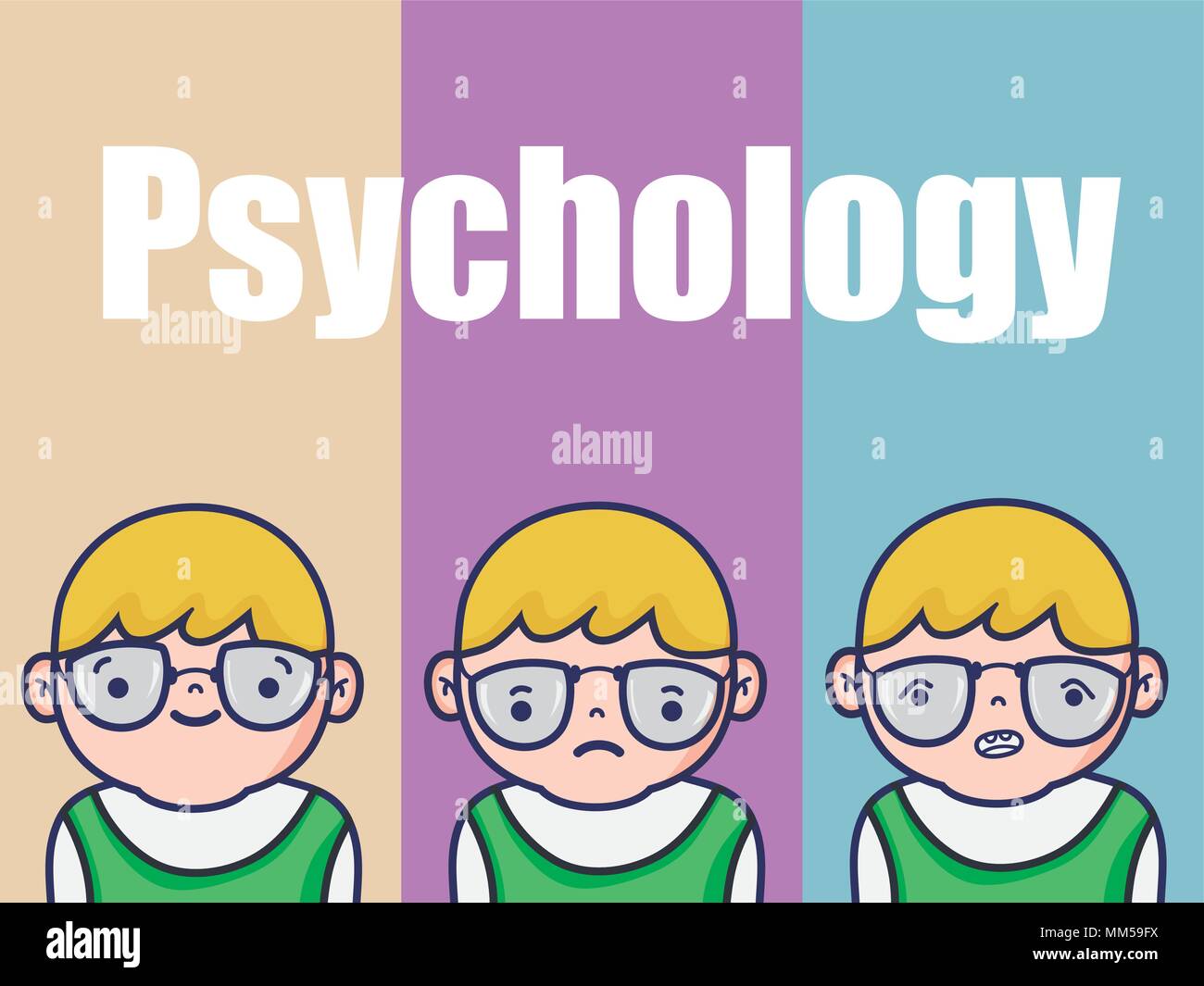 Childrens psychology cartoons Stock Vector Image & Art - Alamy
