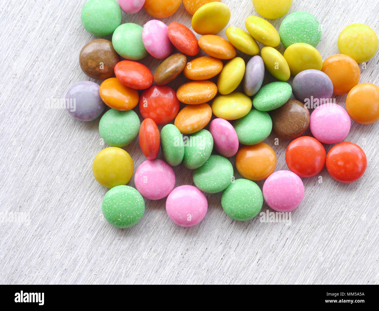 colorful chocolate coated candy Stock Photo - Alamy