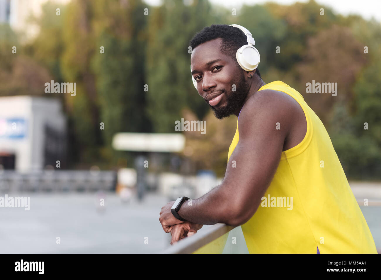 Dark skinned black man hi-res stock photography and images - Alamy