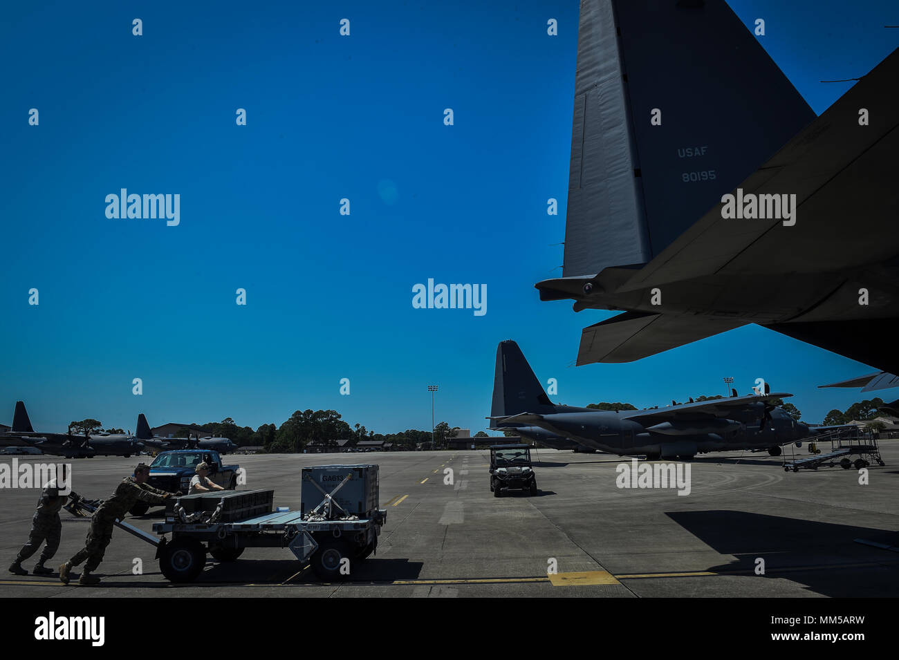 Airmen with the 901st Special Operations Aircraft Maintenance Squadron ...