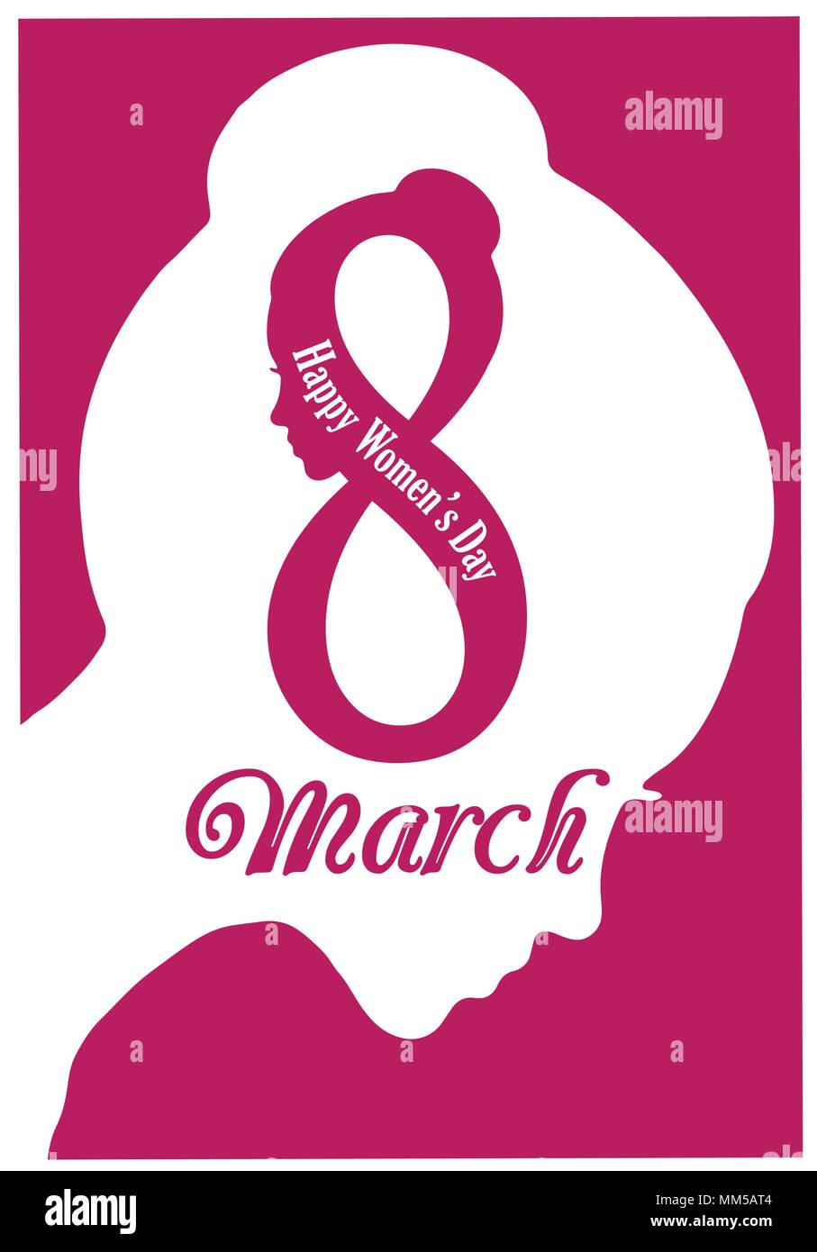 8 march white poster Stock Vector Image & Art - Alamy