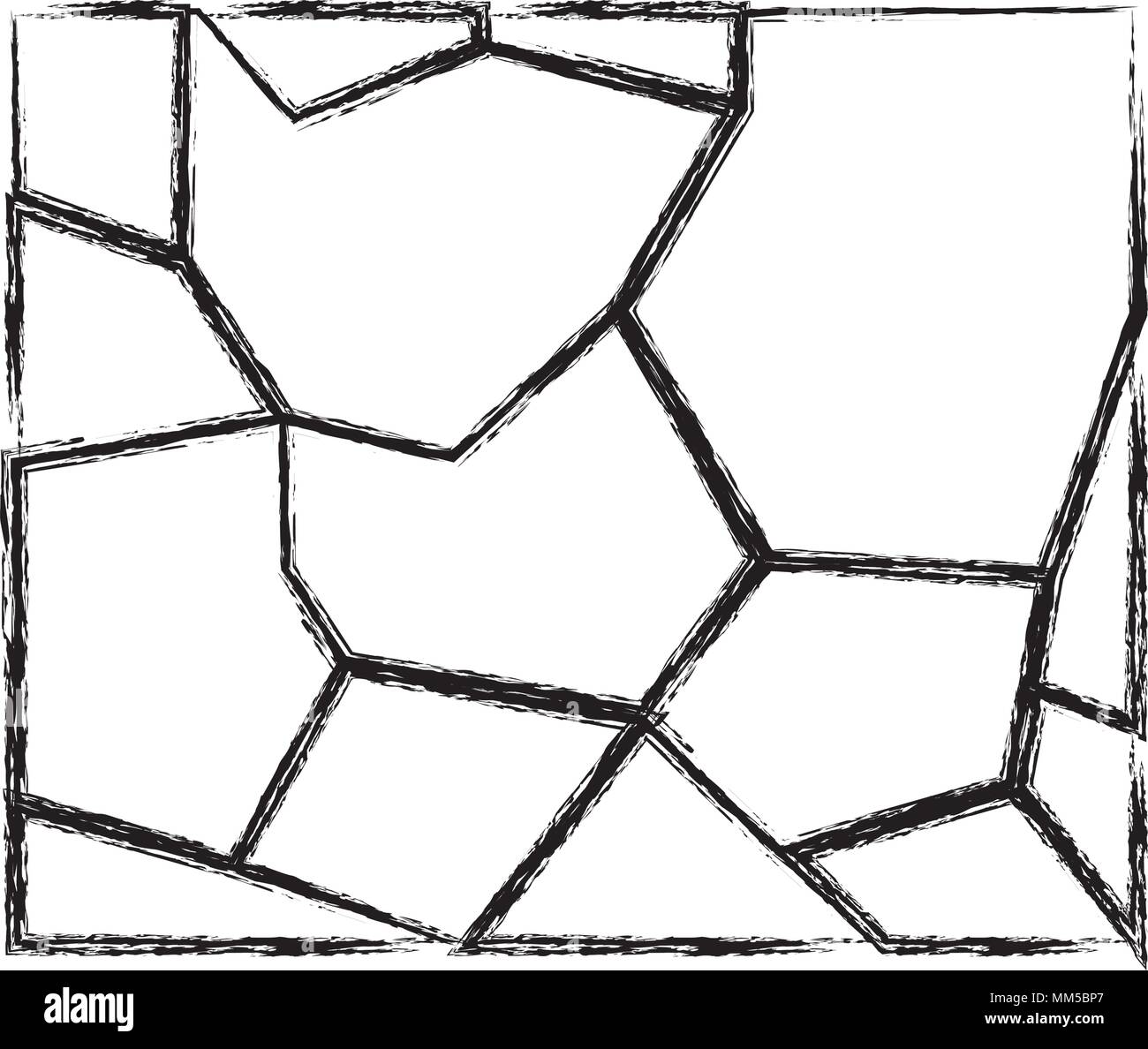 grunge stone texture wall architecture structure Stock Vector Image ...