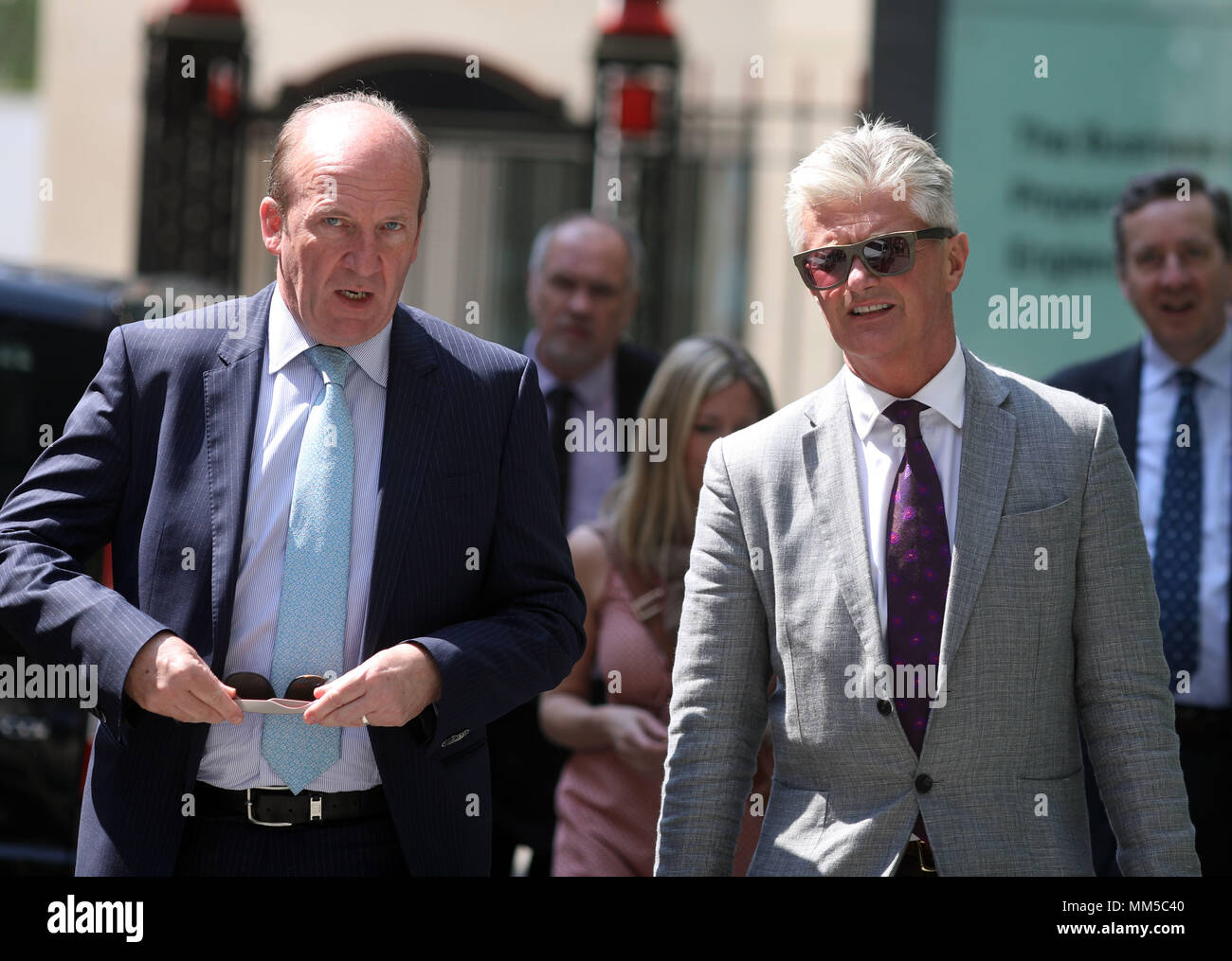 Pic shows: High Court London BBC presenters Tim Wilcox, Joanna Gosling ...