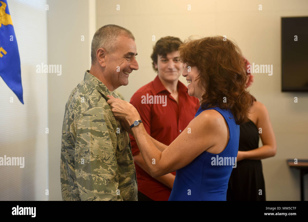 U.S. Air Force Lt. Col. Eric Neumann, deputy commander for the 245th ...