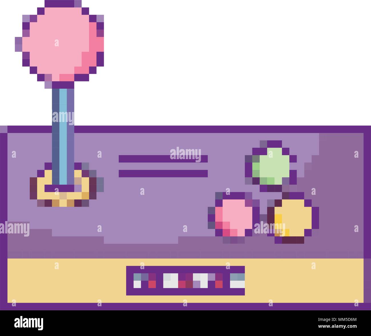 controller technology simulator buttons console Stock Vector Image ...