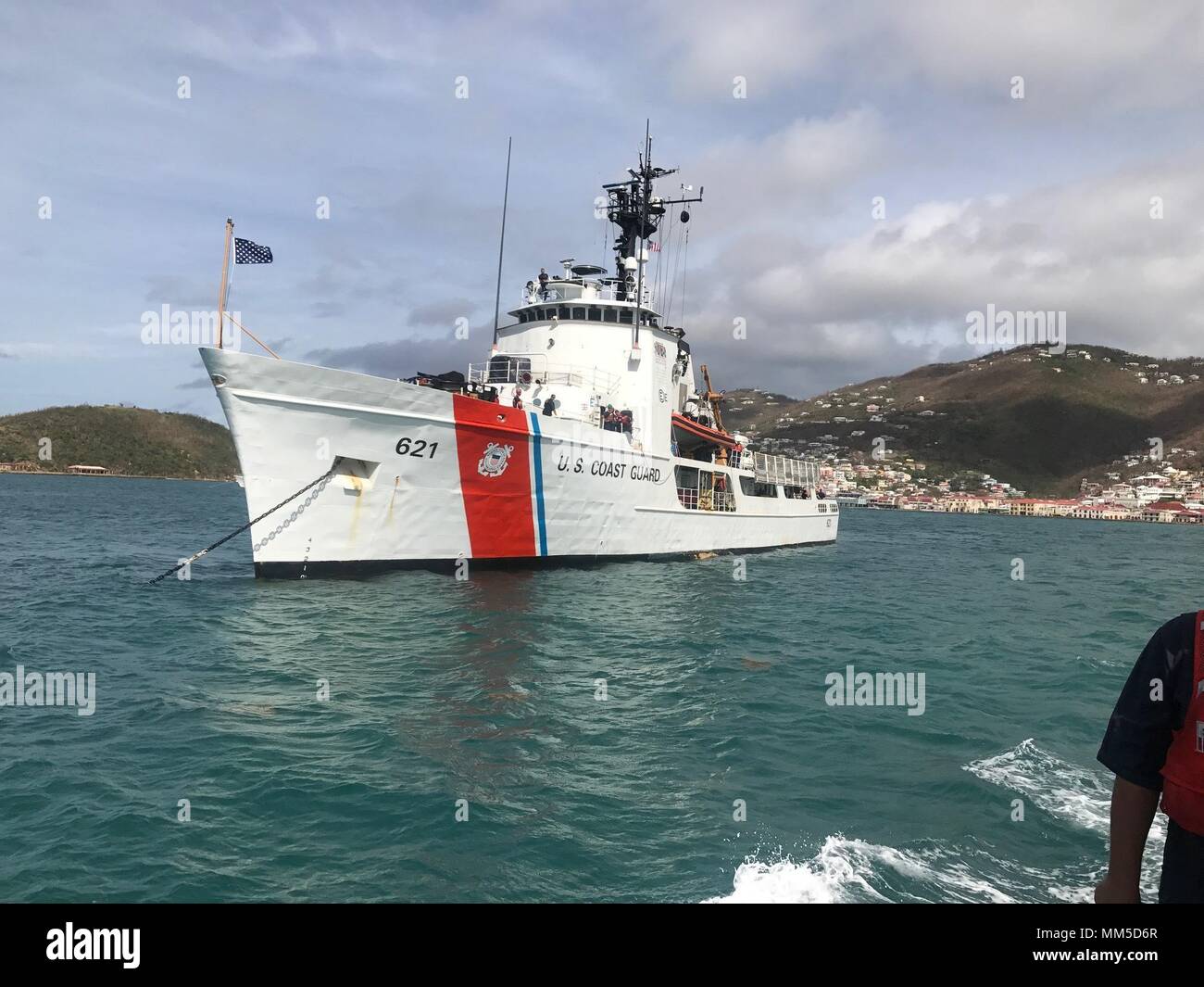 Coast Guard cutters from Sector San Juan and Sector Jacksonville anchor ...