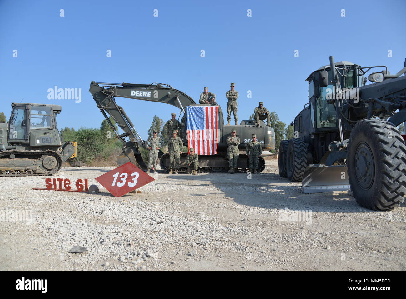 Navy Seabees from Naval Mobile Construction Battalion 133 Gulfport, MS ...