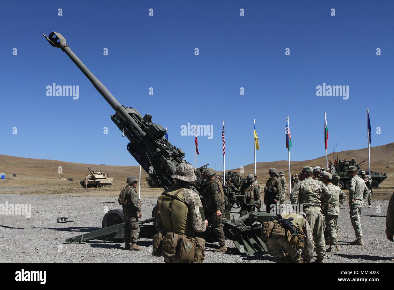 M777 howitzer display hi-res stock photography and images - Alamy