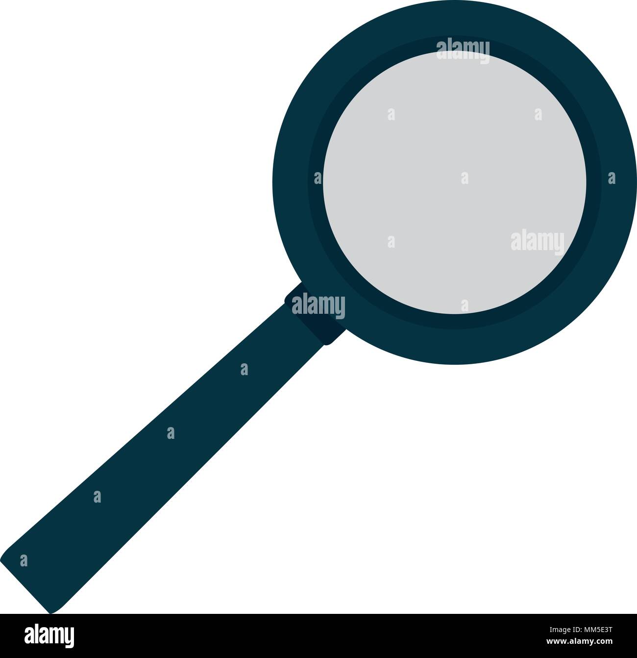magnifying glass optical tool to search Stock Vector Image & Art - Alamy