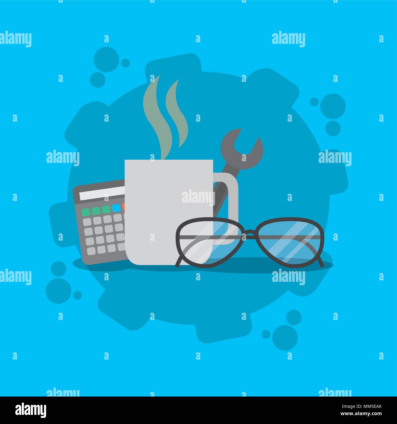 Office elements concept Stock Vector Image & Art - Alamy