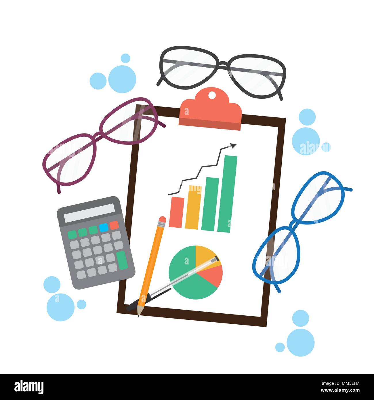 Office elements concept Stock Vector Image & Art - Alamy