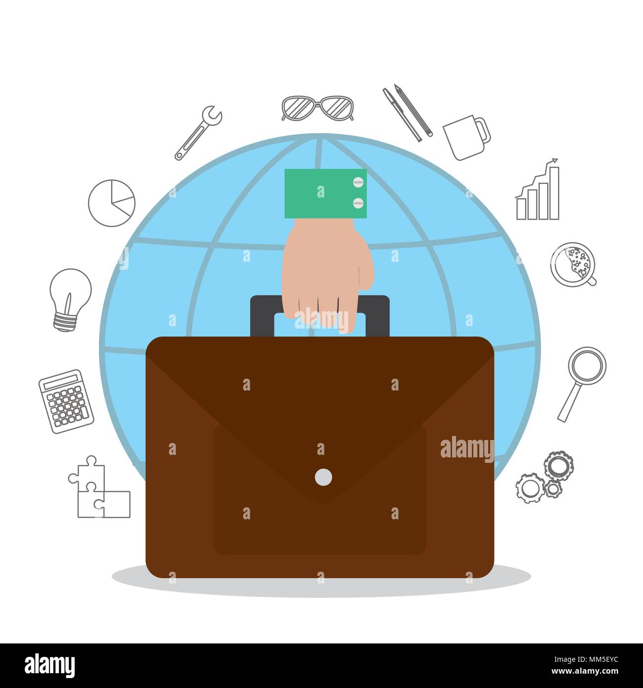 Office elements concept Stock Vector Image & Art - Alamy