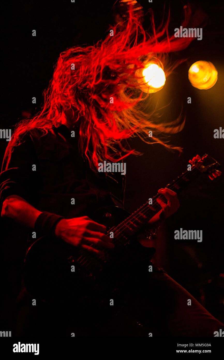 Norway, Bergen - May 04, 2018. The Norwegian blackended hard rock band ...