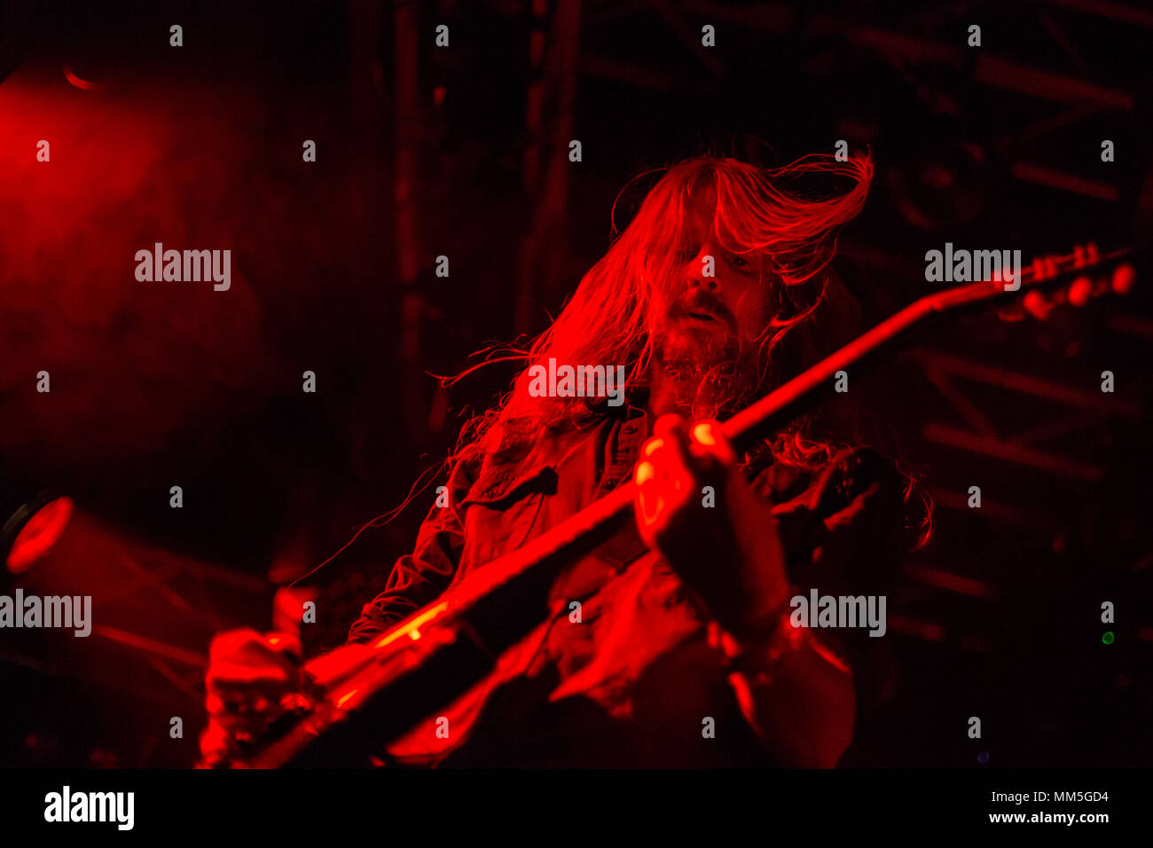 Norway, Bergen - May 04, 2018. The Norwegian blackended hard rock band ...