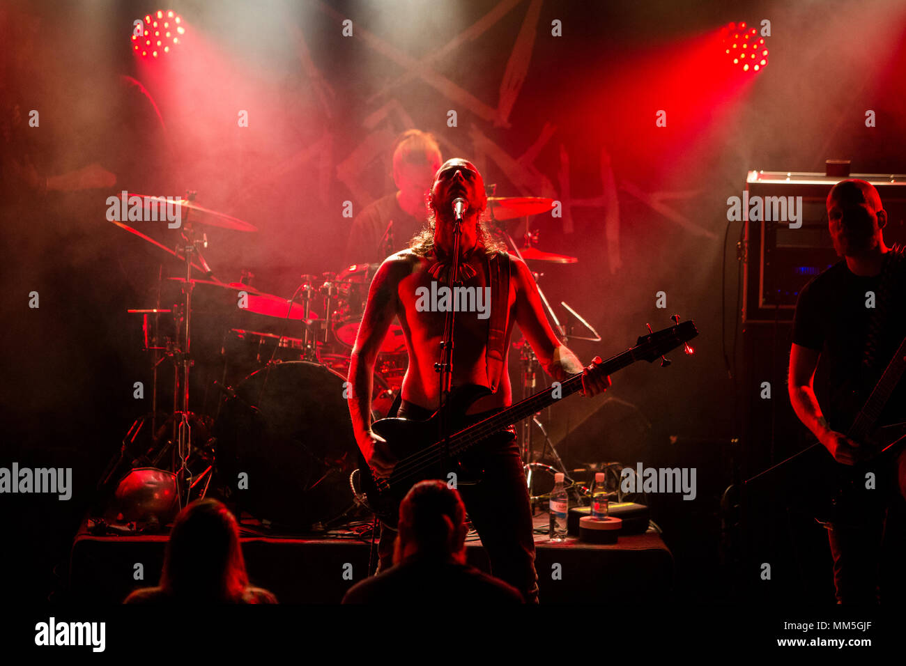 Norway, Bergen - May 04, 2018. The Norwegian blackended hard rock band ...