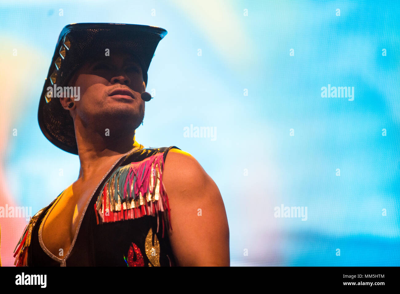 Norway, Bergen - April 30, 2018. The Dutch Eurodance group Vengaboys ...
