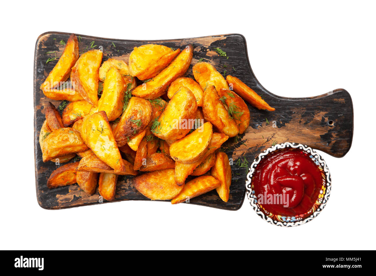 Crispy golden fries potato Cut Out Stock Images & Pictures - Alamy