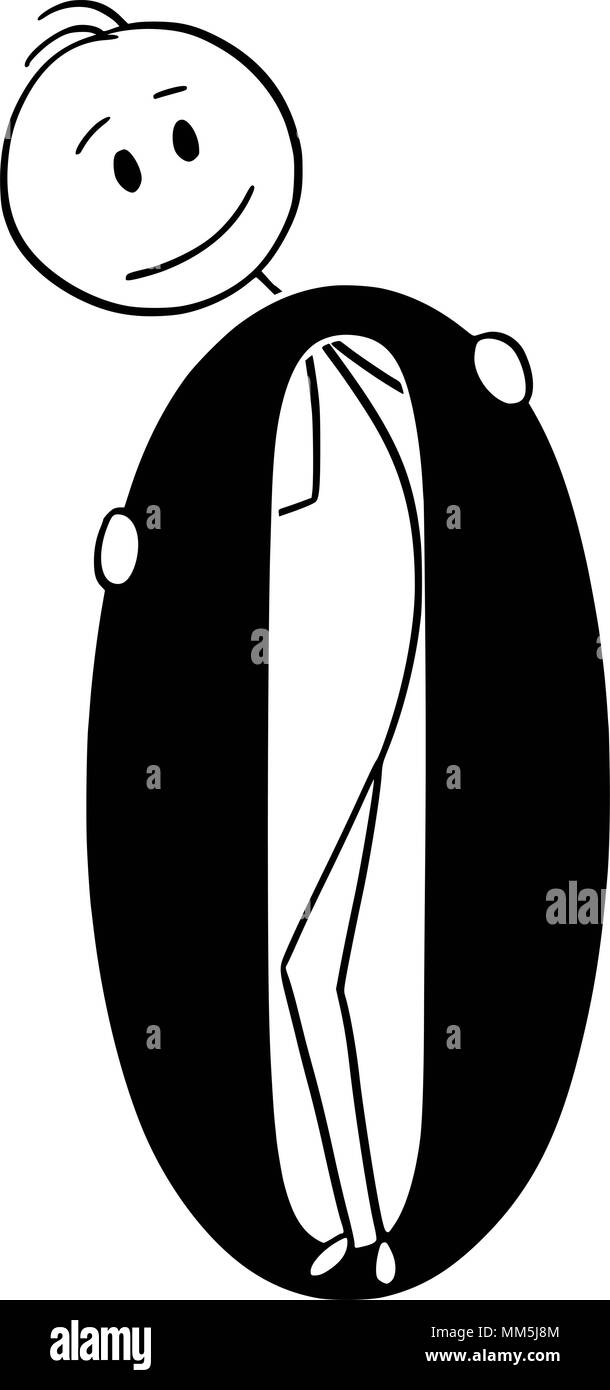 Digit number 0 vector Black and White Stock Photos & Images - Alamy