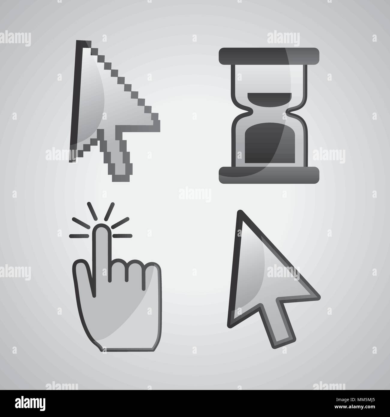 Driving direction arrows Stock Vector Images - Alamy